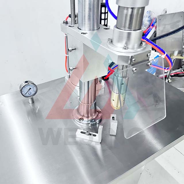 Small Business Semi Automatic Aerosol Can Filling Machine Air Freshener ...