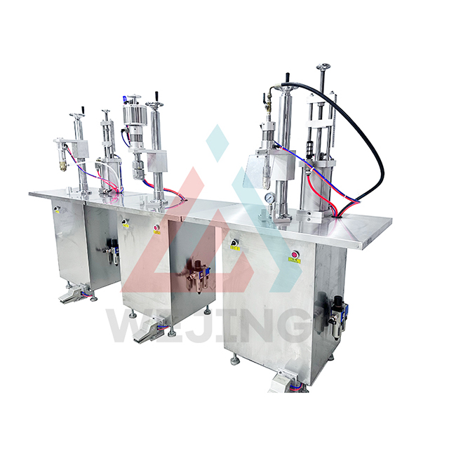 Factory Price Small Business Semi Automatic Aerosol Can Filling Machine ...