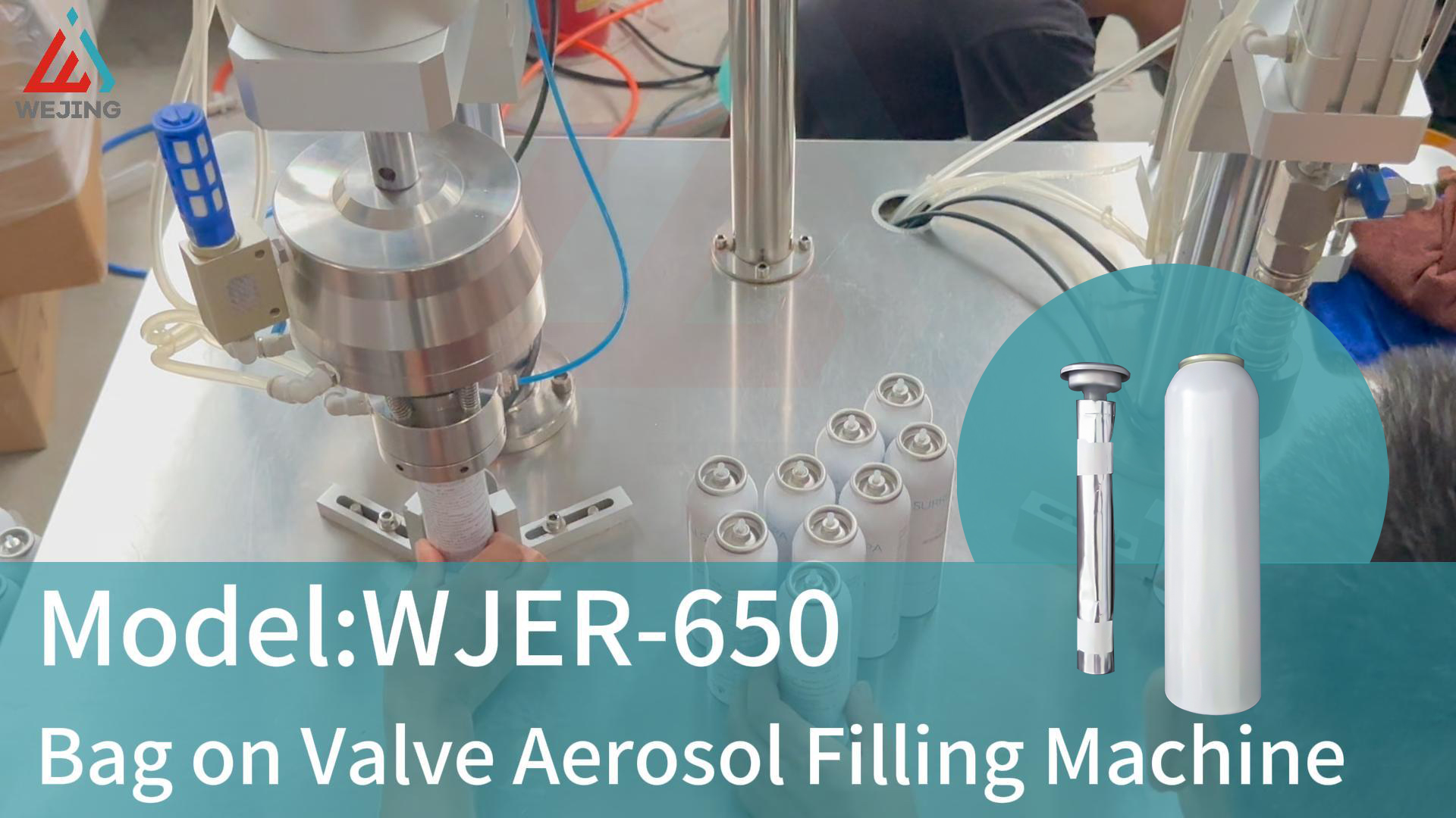 Mesin Pengisian Kantong Aerosol Katup - Mesin Wejing