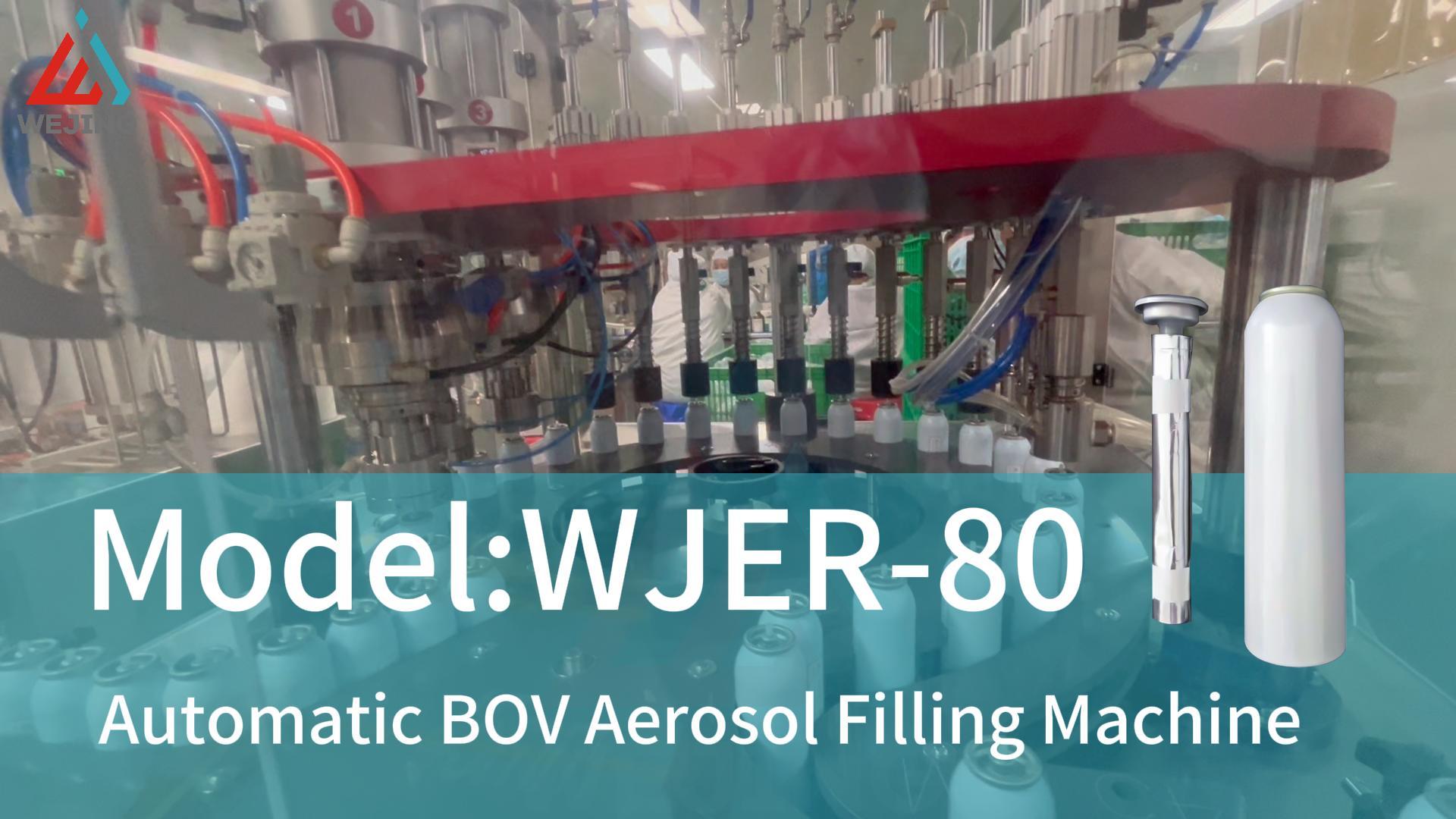 Mesin Pengisian Aerosol BOV Otomatis - Mesin Wejing