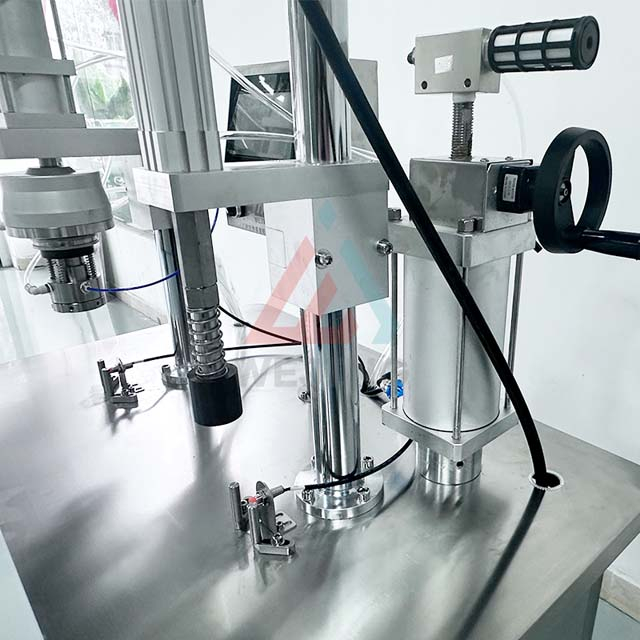 Semi Automatic BOV Aerosol Filling Machine with Pressure Detection ...