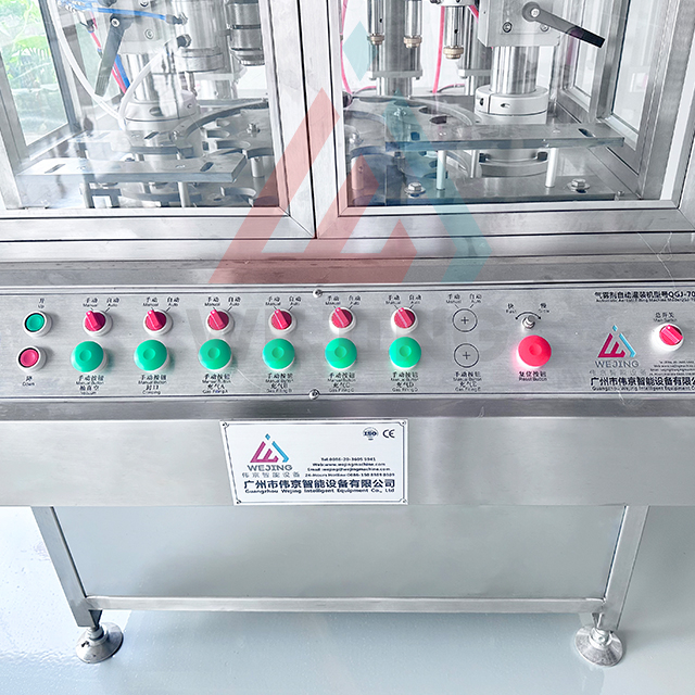 Card Furnace Gas Tank Filling Machine Aerosol Spray Gas Filling Machine ...